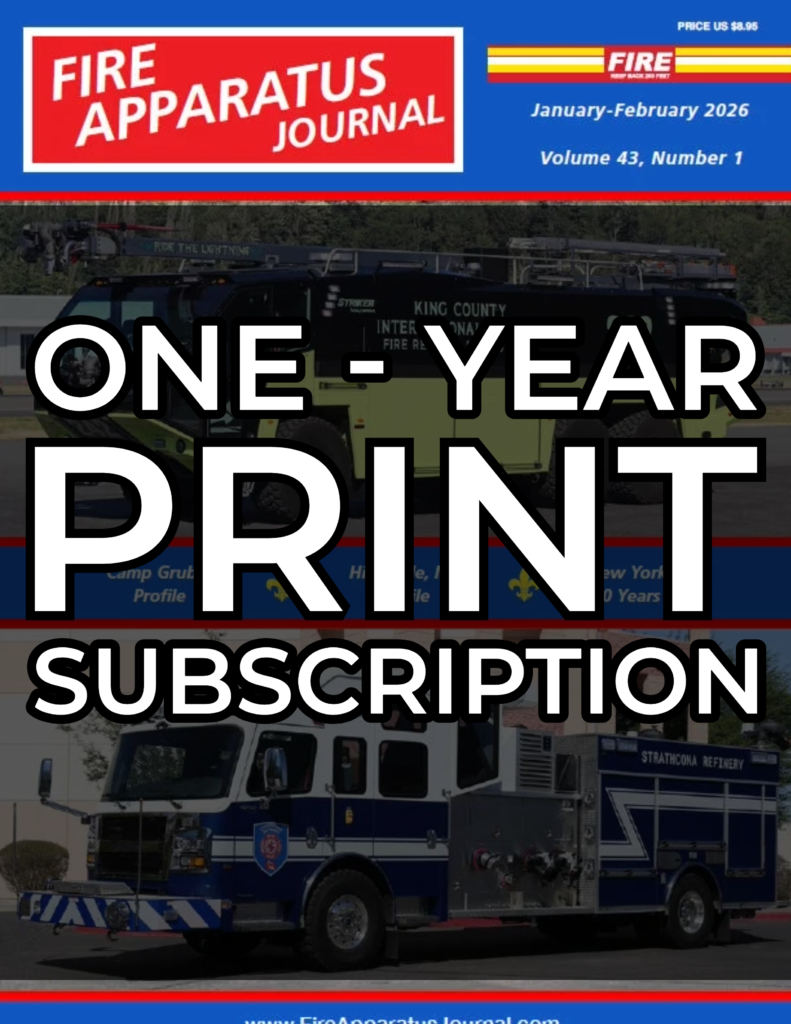 Fire Apparatus Journal Print Subscription - Vintage Media Inc.
